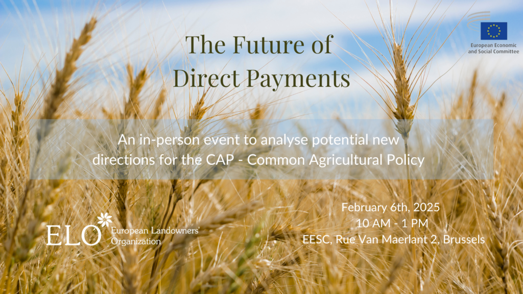 The Future of Direct Payments - European Landowners' Organization